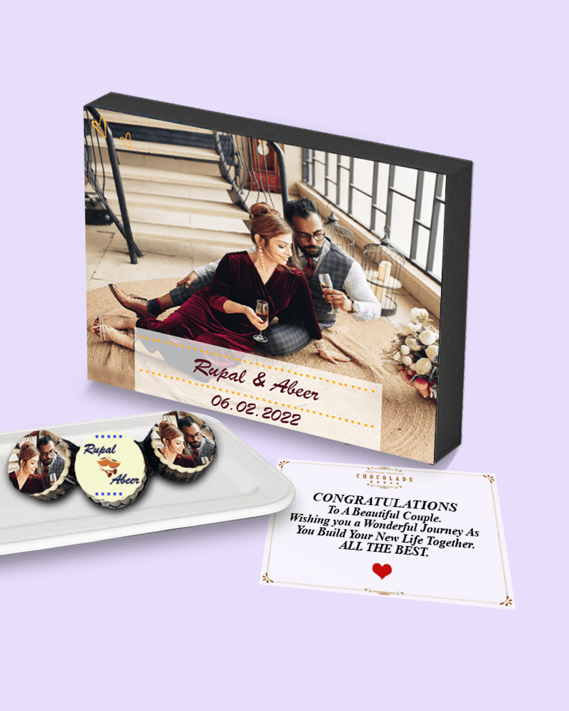 Simple Tag Design Chocolate Wooden Gift Box - Chocoladehouse